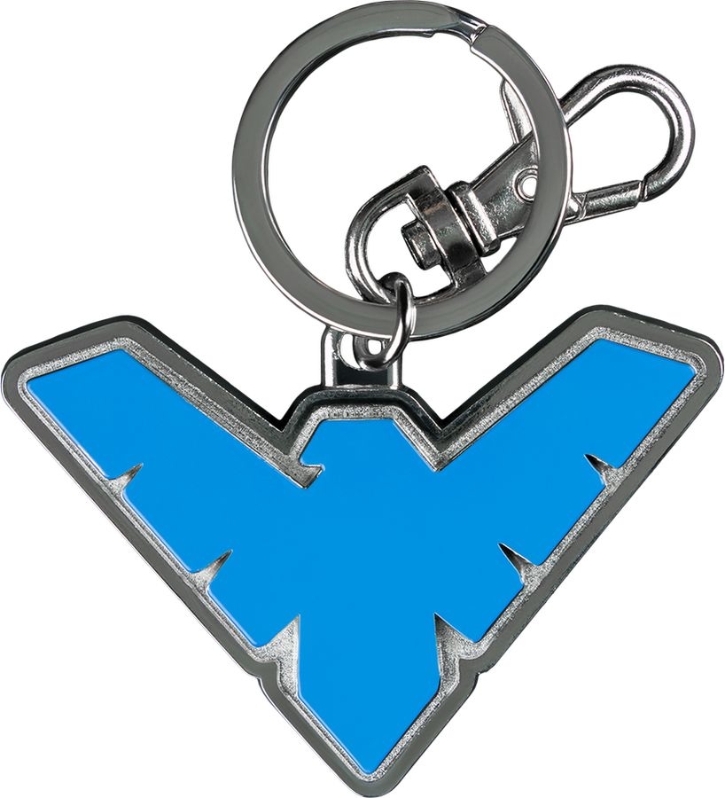 NIGHTWING LOGO Colour Enamel KEYCHAIN – Impact Comics