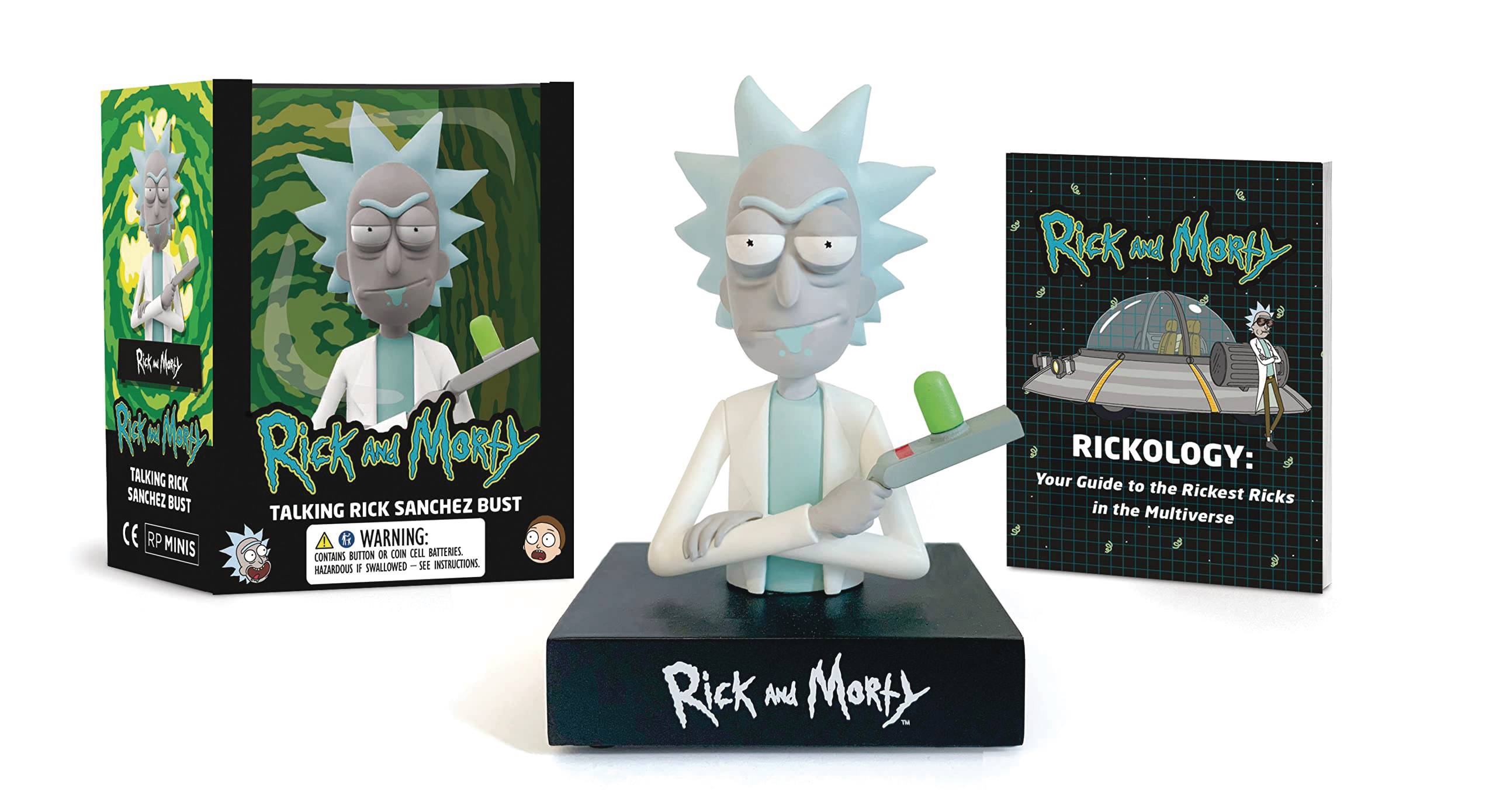 RICK AND MORTY Talking Rick Sanchez Bust KIT – Impact Comics