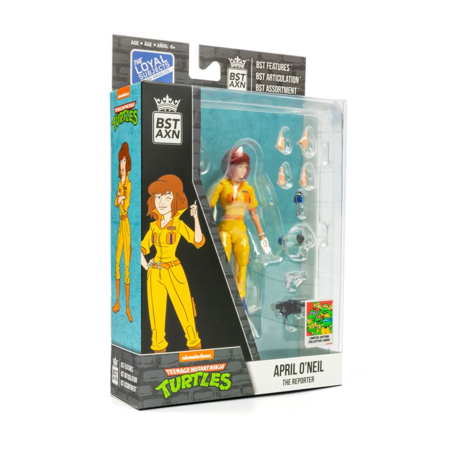 TMNT – APRIL O’NEIL The Reporter 5″ BST AXN Figure – Impact Comics