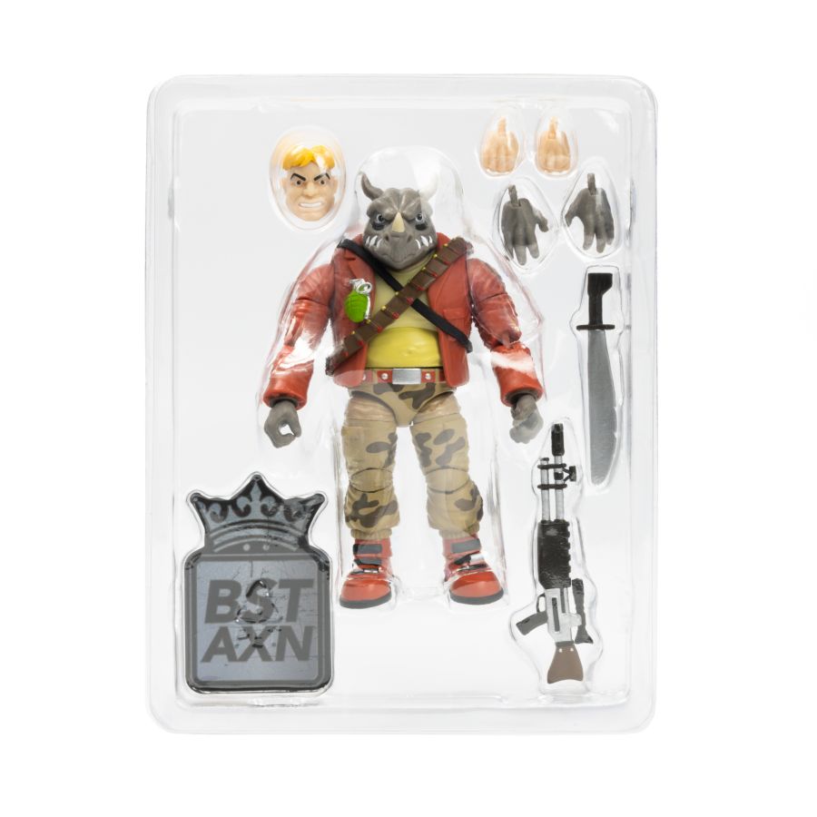 TMNT - ROCKSTEADY Street Thug (Comics) 5" BST AXN Figure - Impact Comics