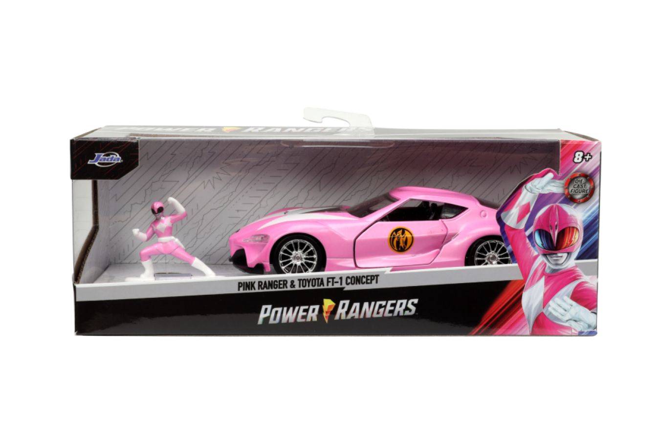 POWER RANGERS – PINK RANGER & TOYOTA FT-1 Concept 1:32 Scale Die-Cast ...