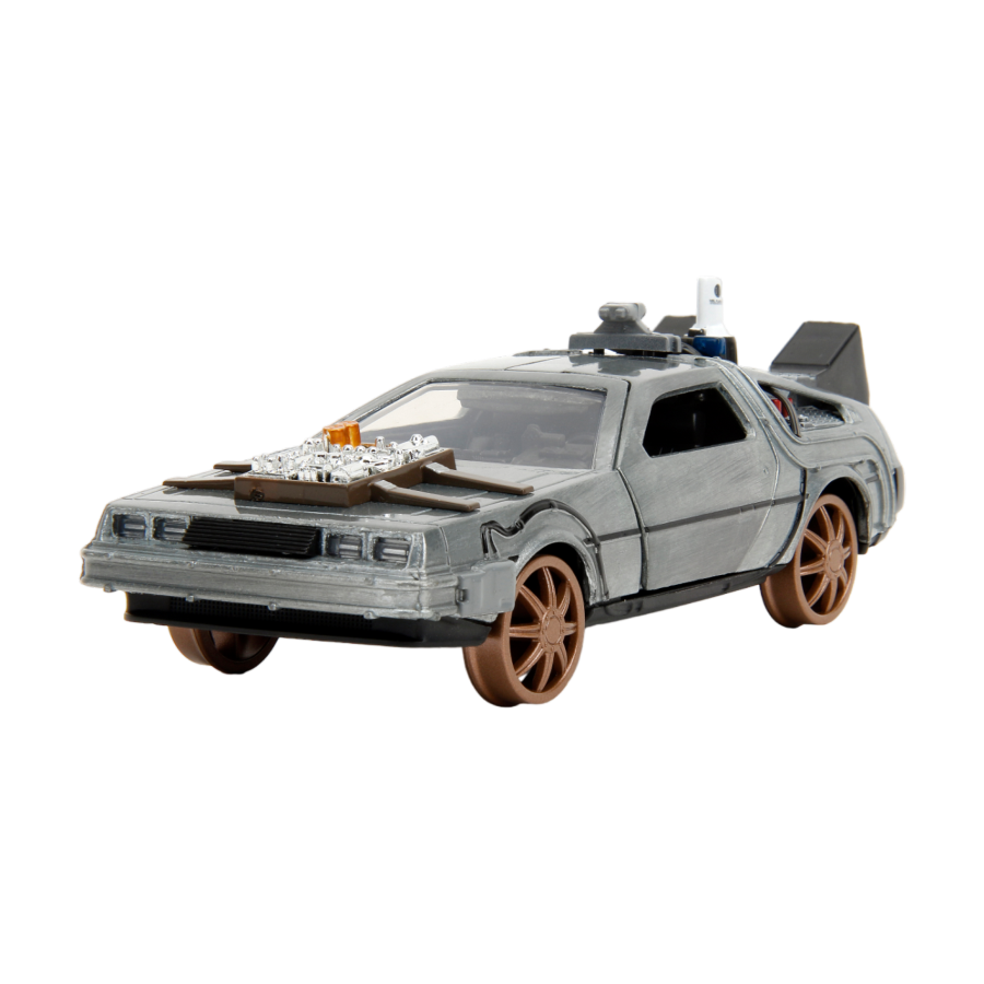 BACK TO THE FUTURE Part 3 – DELOREAN Time Machine (Railroad) 1:32 Scale ...
