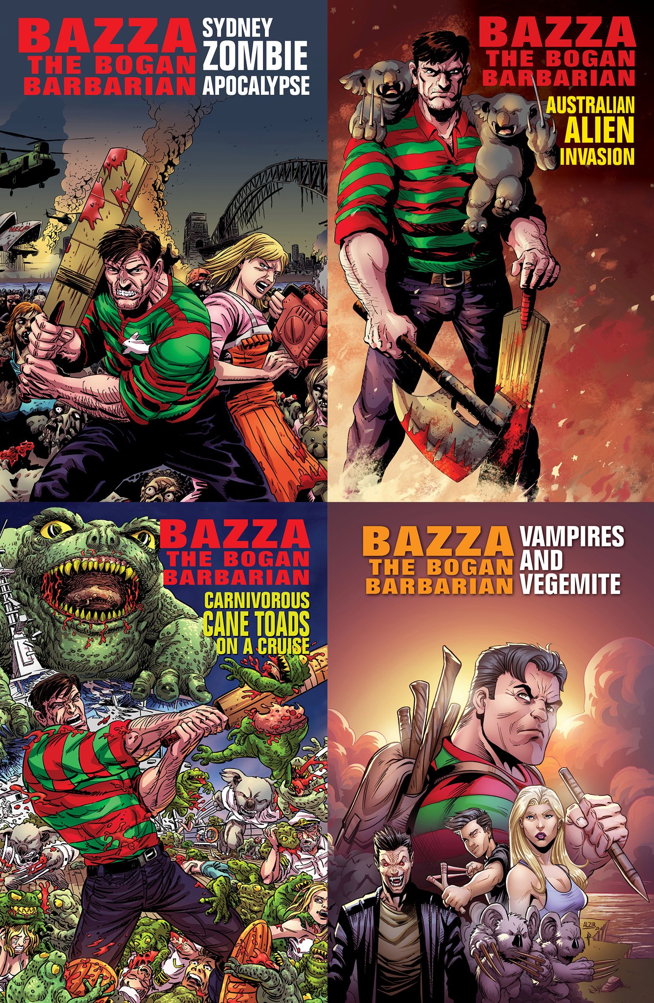 Bazza the Bogan Barbarian – The Graphic Novels – Impact Comics