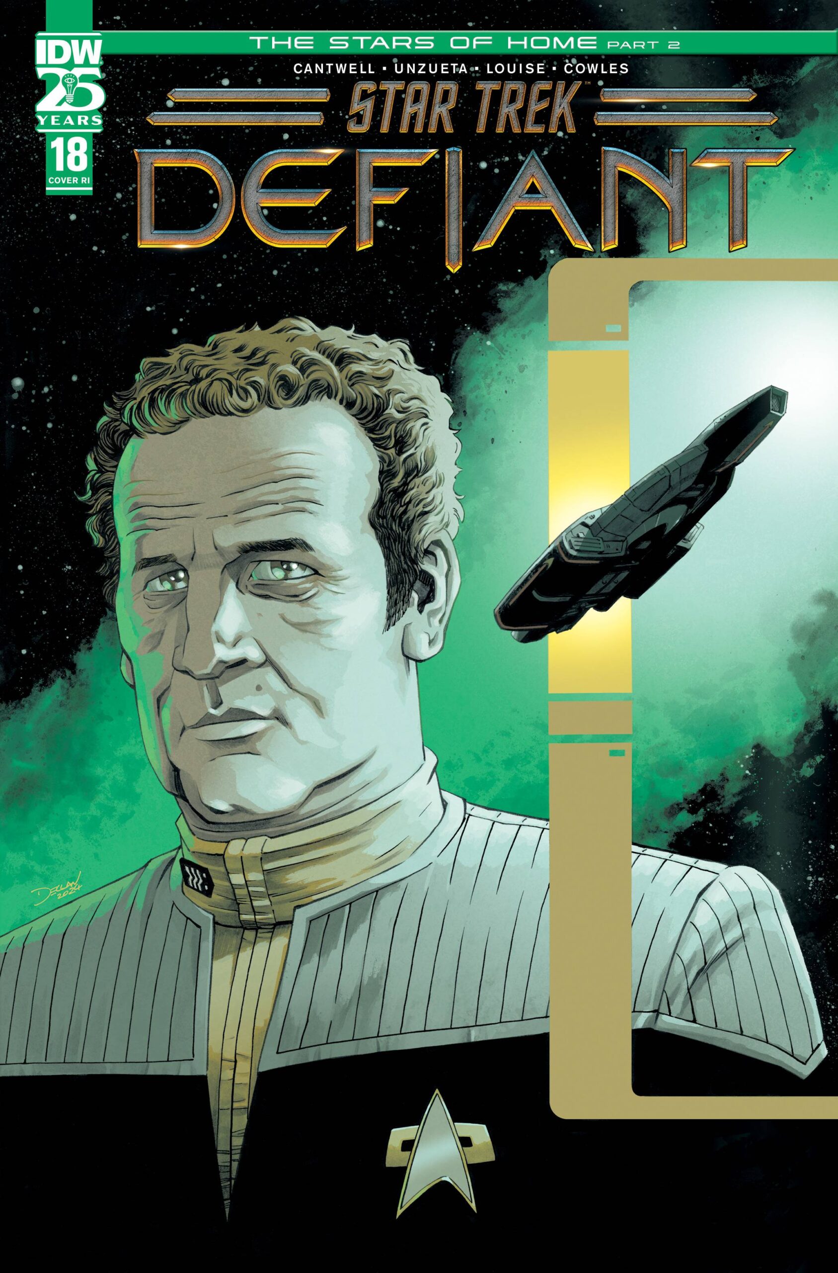 STAR TREK Defiant #18 Variant 1:10 SHALVEY Cover - Impact Comics