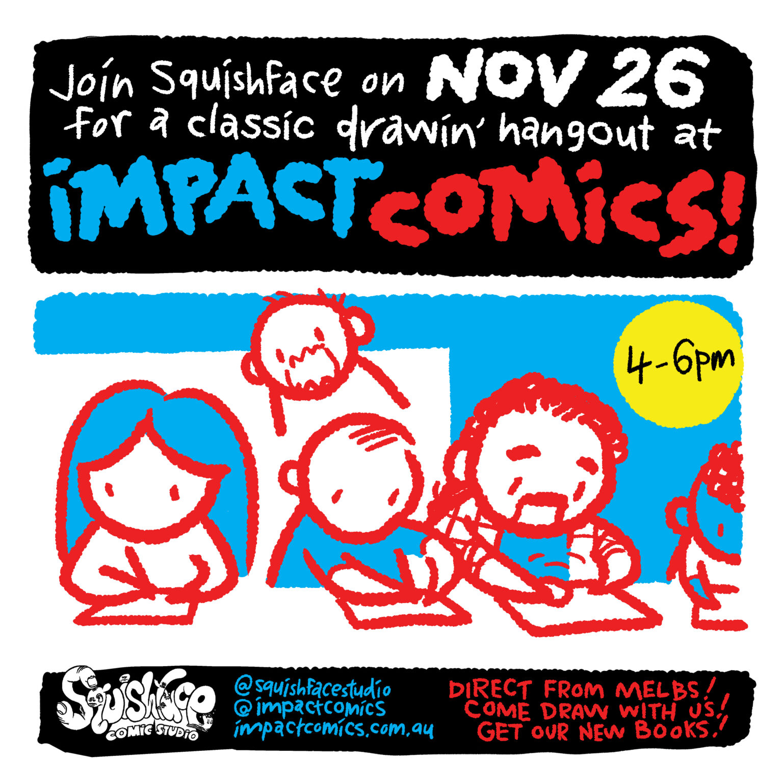 Squishbook Classic Drawin' Hangout at Impact Comics - Impact Comics