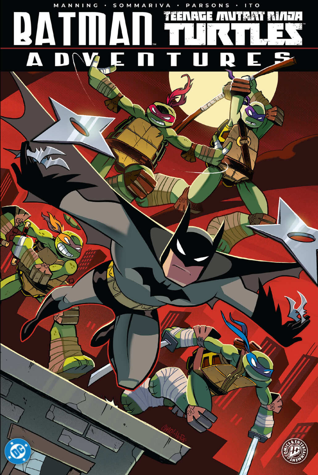 BATMAN TMNT Adventures (Matthew K. Manning & Jon Sommariva) TP – Impact ...